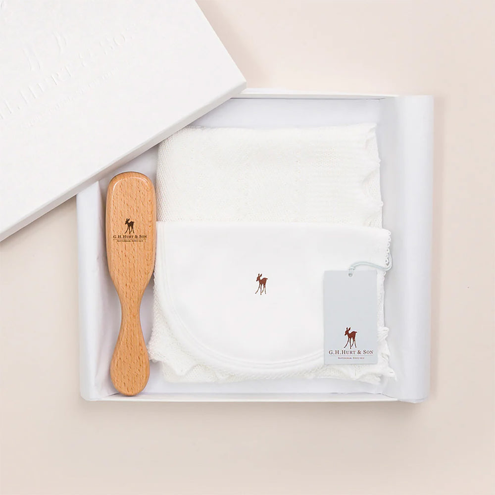 Newborn Baby Gift Set White | G.H.Hurt & Son